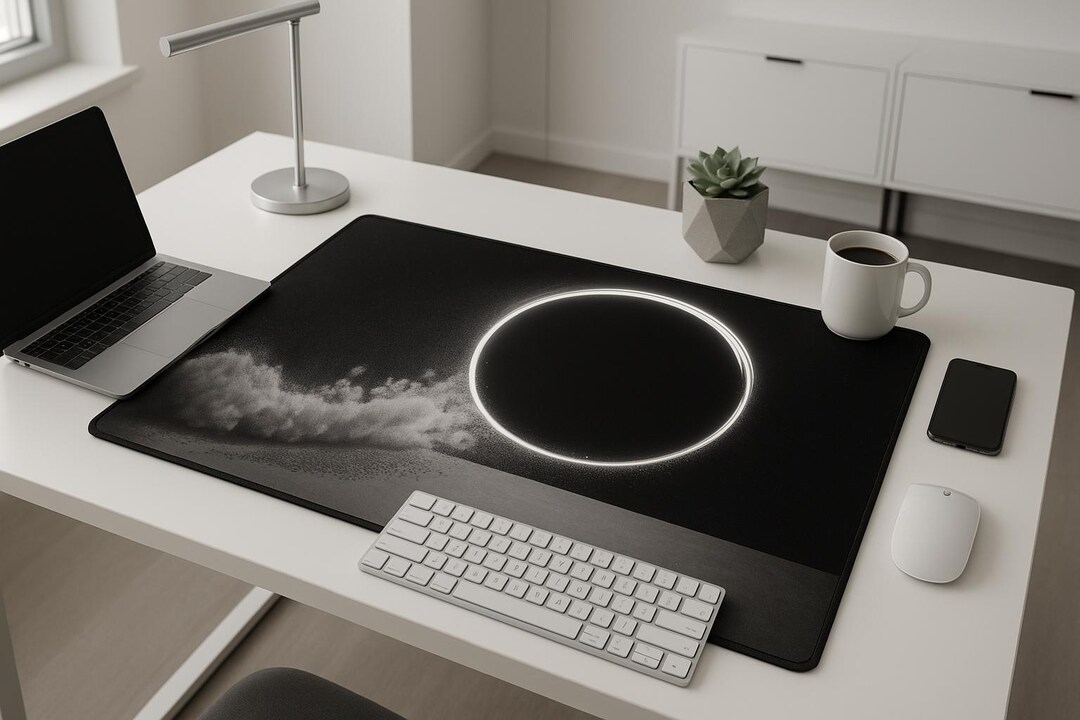 Singularity Desk Mat Black Hole Mousepad Large Gaming Mouse Pad ...