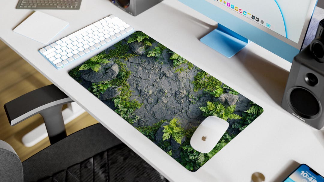 Moss Forest Floor Desk Mat: Nature-inspired Gamer Desk Pad - Etsy