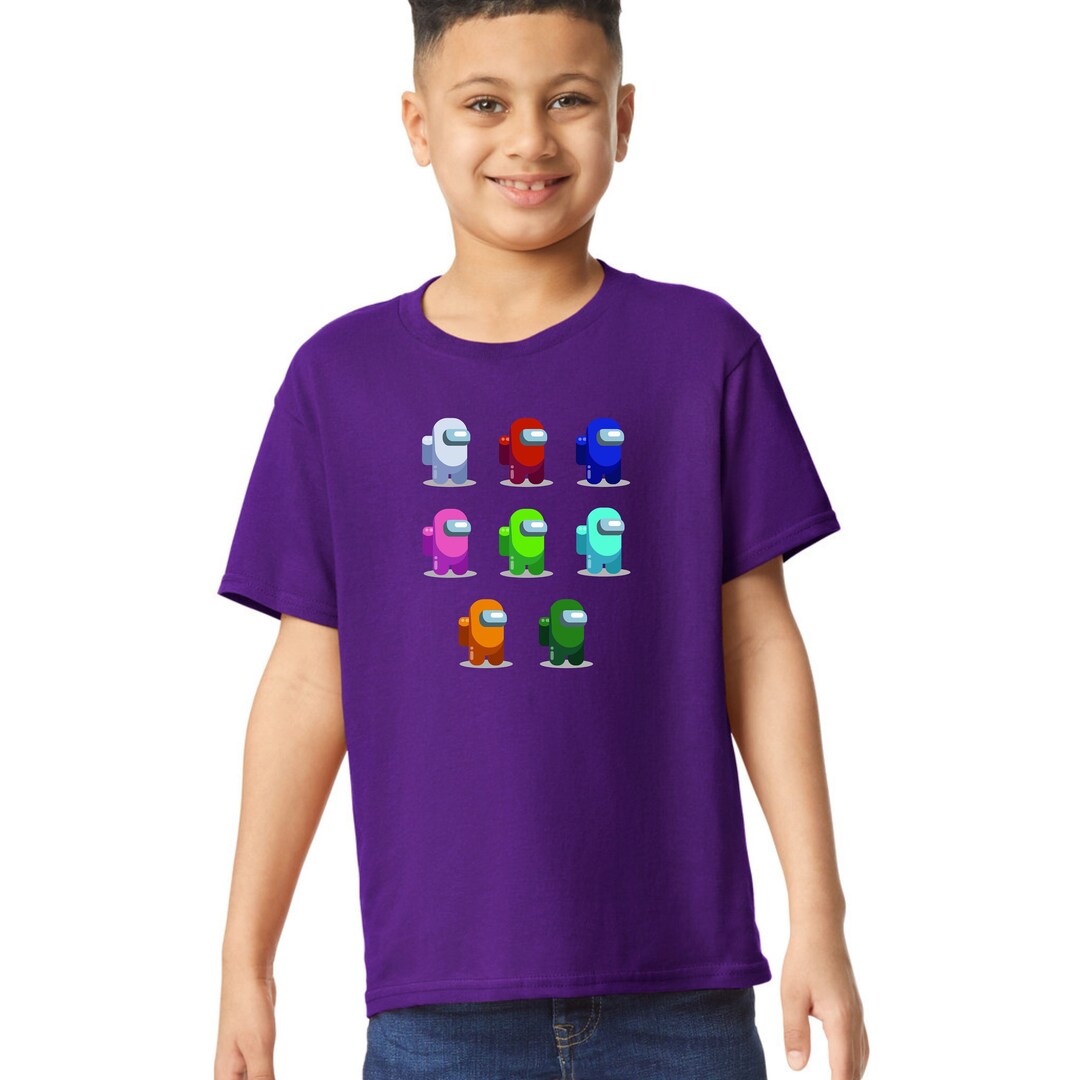 Among Us Kids Heavy Cotton Tee Imposter & Sus Crewmates - Etsy