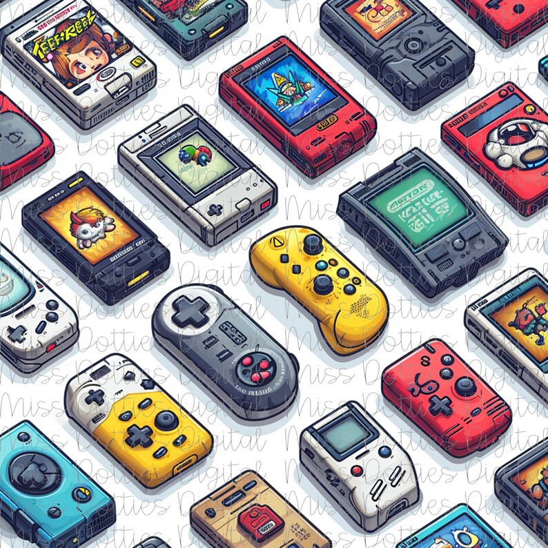 Gaming Digital Paper, Gaming, Gaming Pattern, Gaming Digital Paper ...