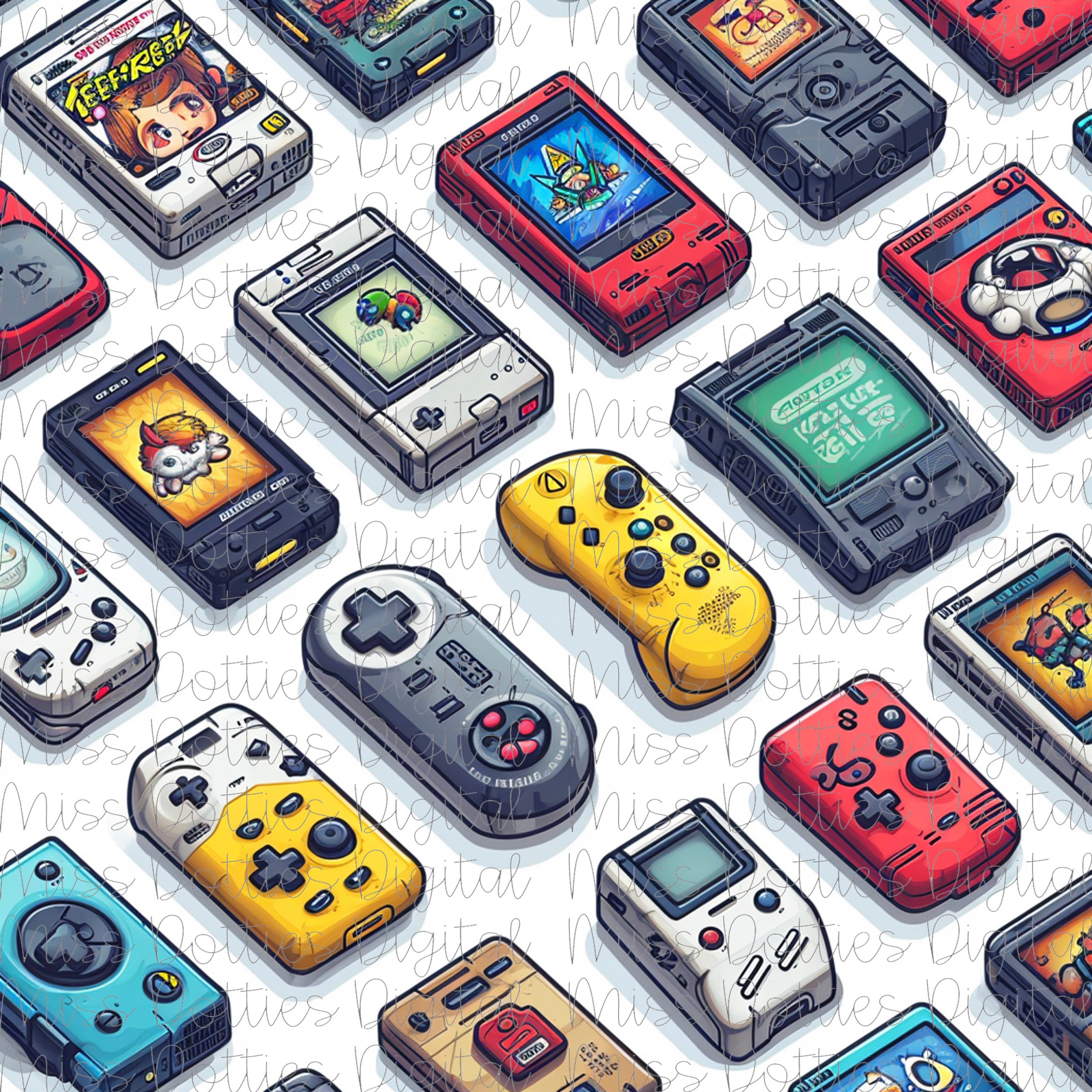 Gaming Digital Paper, Gaming, Gaming Pattern, Gaming Digital Paper ...