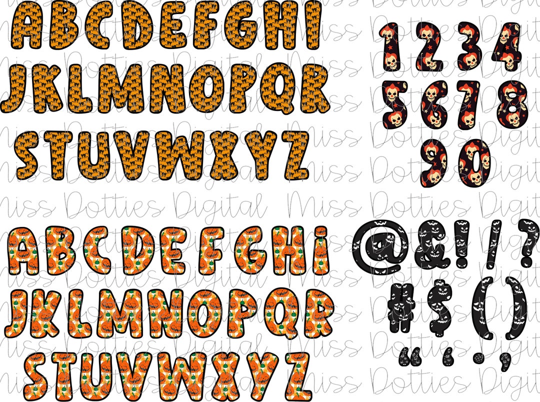 Halloween Theme Alphabet, Halloween Letters, Halloween, Halloween ...