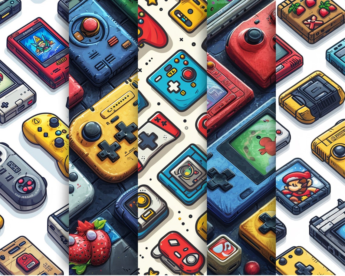 Gaming Digital Paper, Gaming, Gaming Pattern, Gaming Digital Paper ...