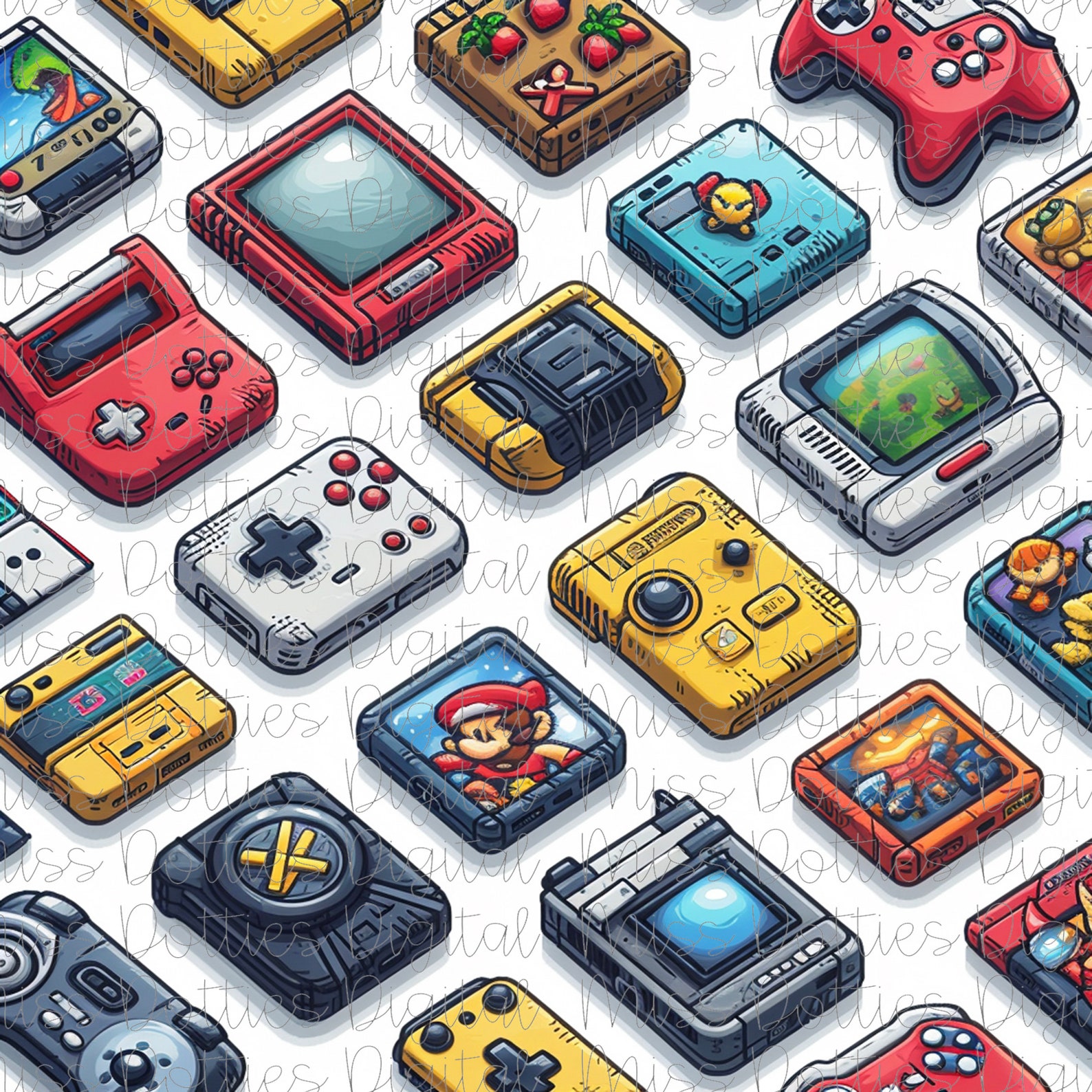 Gaming Digital Paper, Gaming, Gaming Pattern, Gaming Digital Paper ...