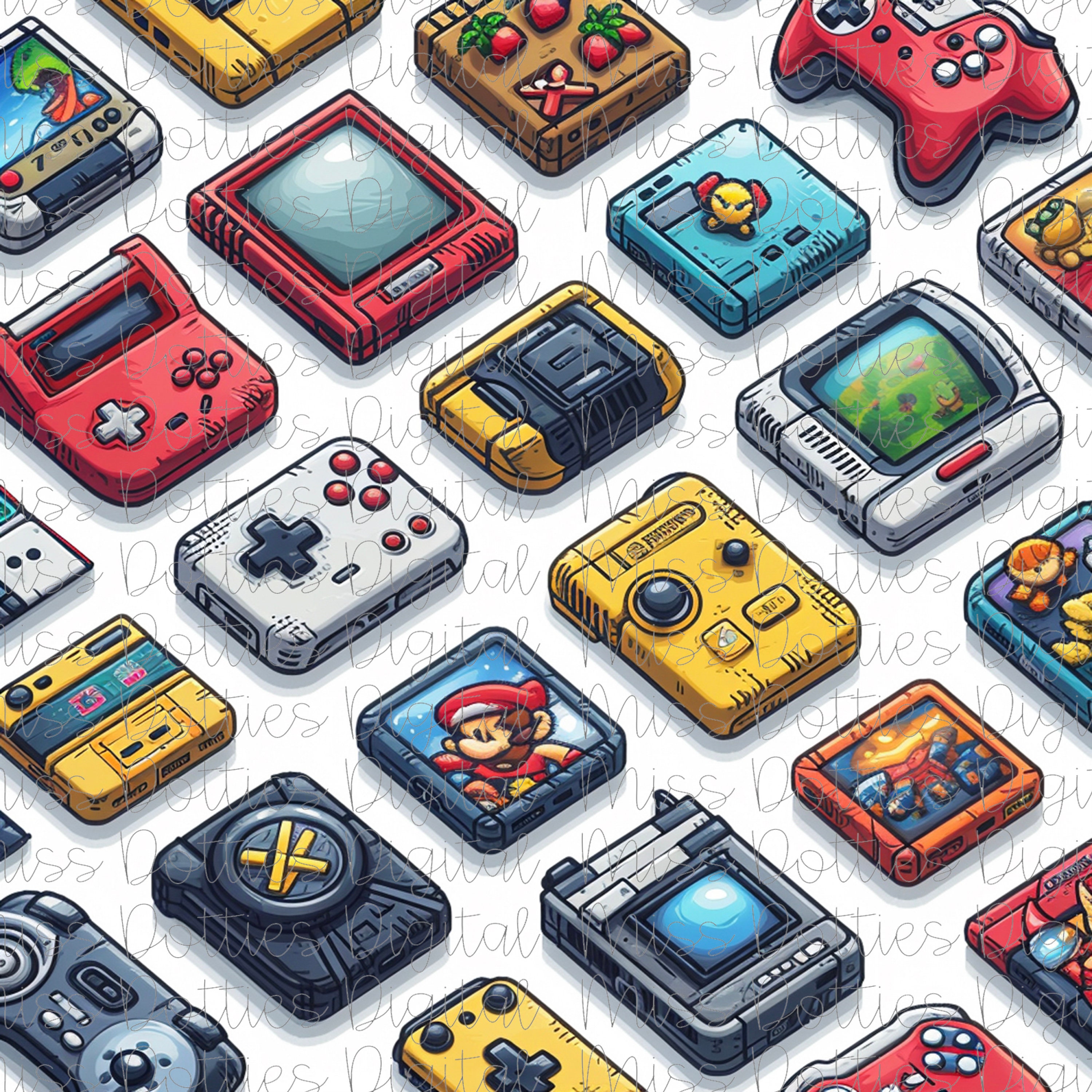 Gaming Digital Paper, Gaming, Gaming Pattern, Gaming Digital Paper ...