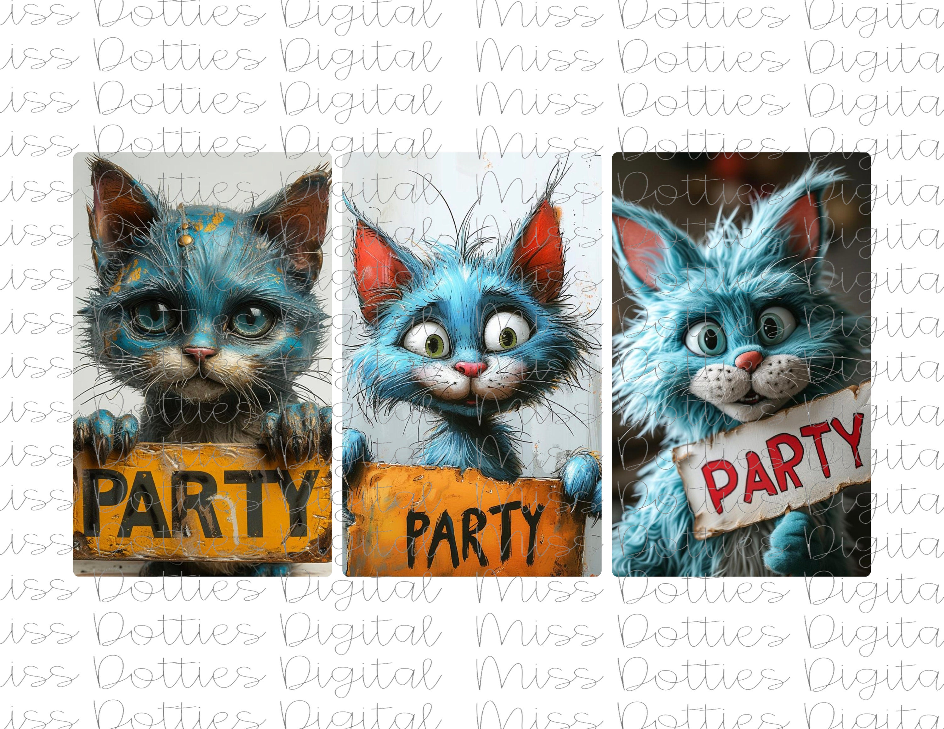 Party, Party Invitations, Junk Journal Carts, ATC Cards, Birthday Party ...