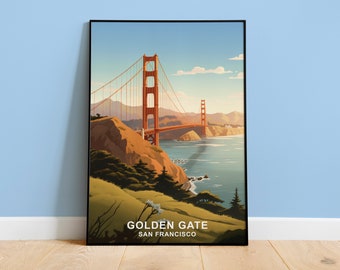 Golden Gate National Recreation Area Poster National Park Poster ...