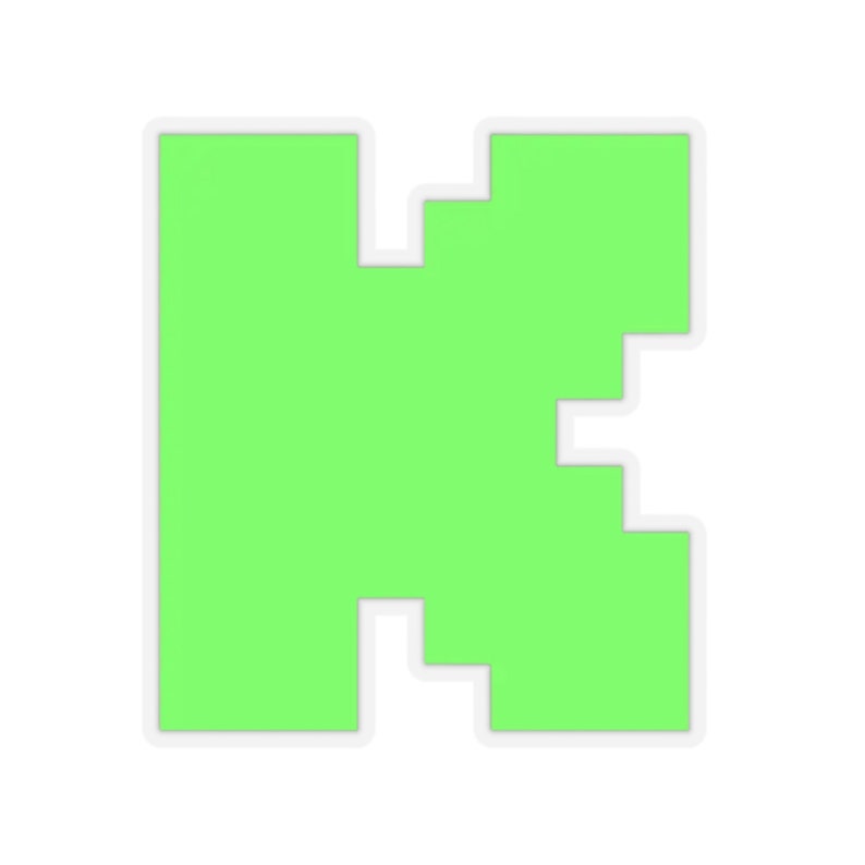 Kick Streaming Platform Logo Sticker - Etsy Ireland