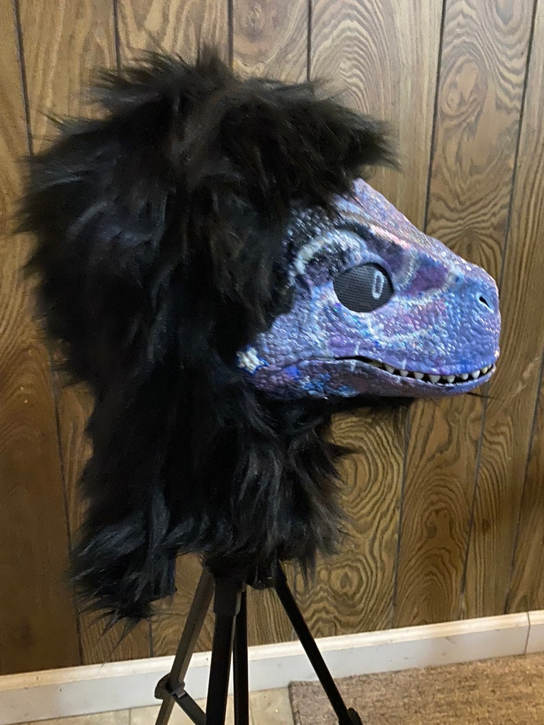 Premade Galaxy Dino Mask and Tail Furry - Etsy