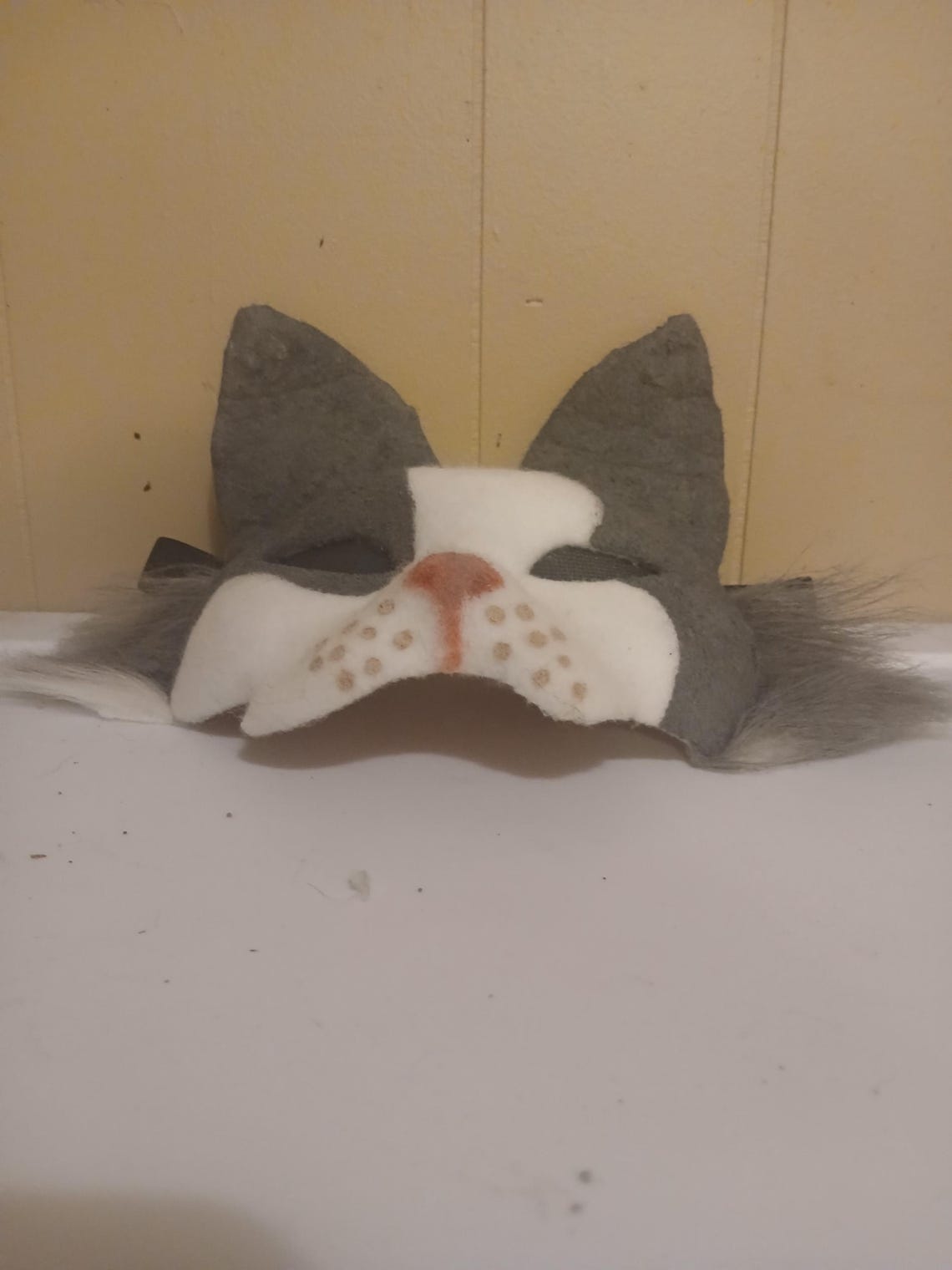 Cat Animal Mask HQ-MQ -lined and Posable Ears - Etsy