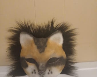 Cat Animal Mask HQ-MQ -lined and Posable Ears - Etsy