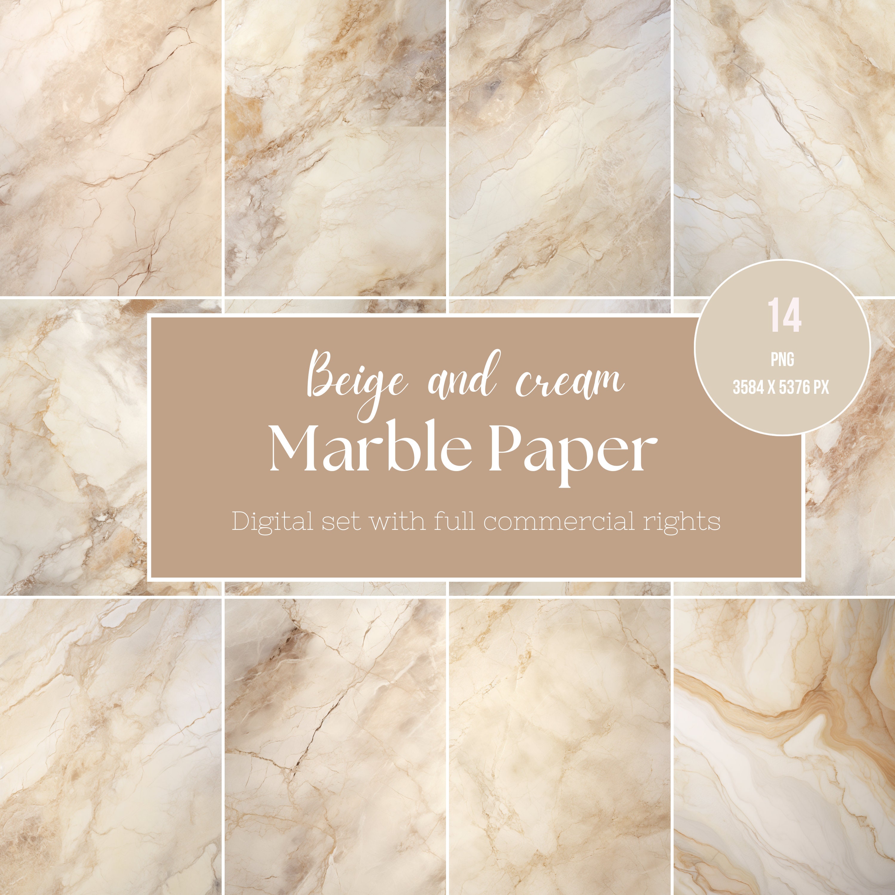 Cream Marble Texture