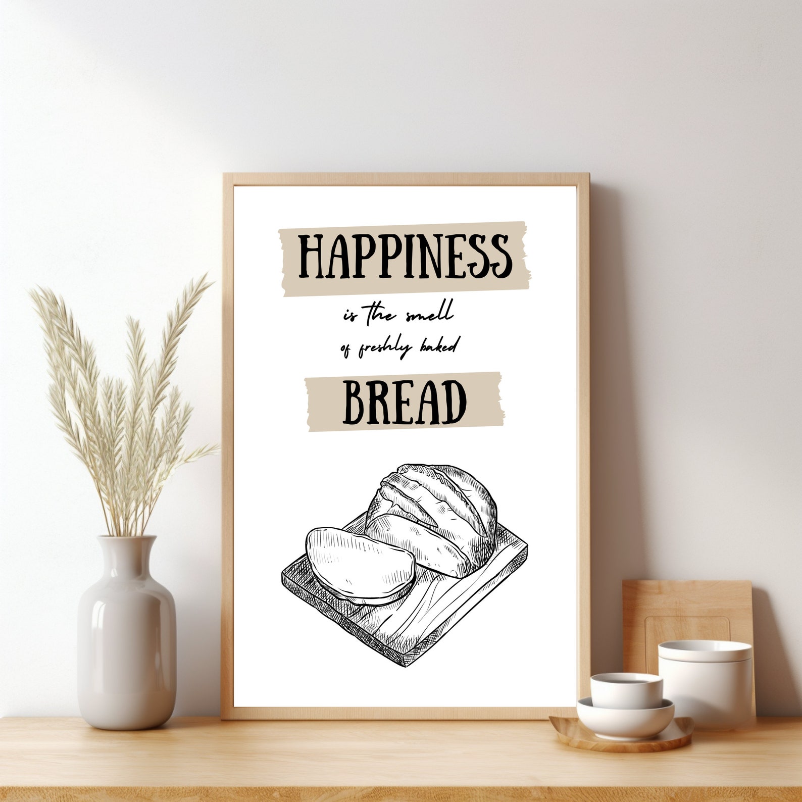 Sourdough Bread Poster | Homemaking Wall Art | Sourdough Wall Decor ...