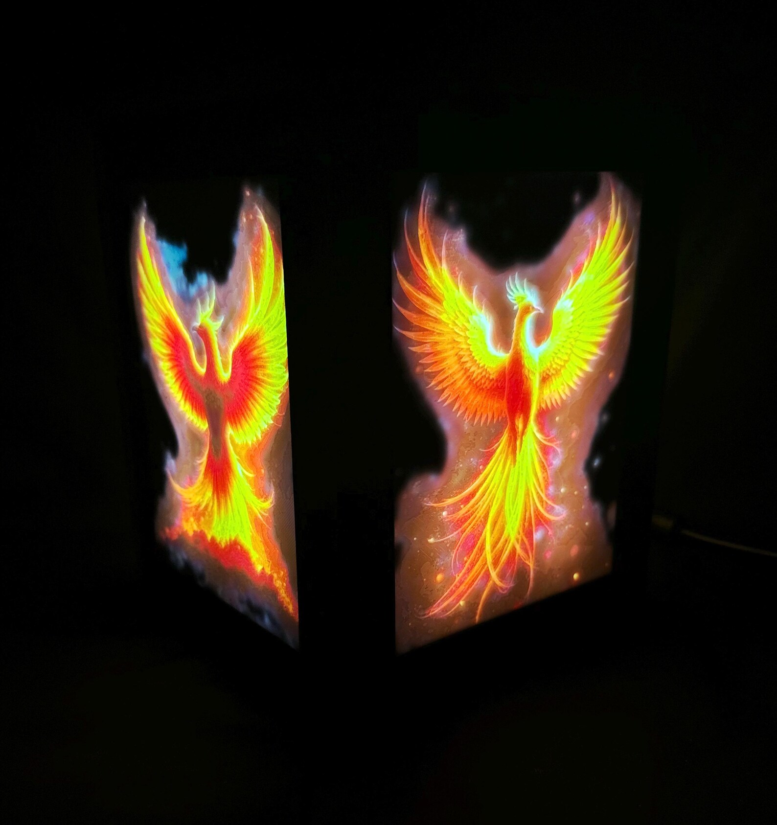 Rise of the Phoenix — Lithophane Panel Set (4-pack) – for Auraframe ...