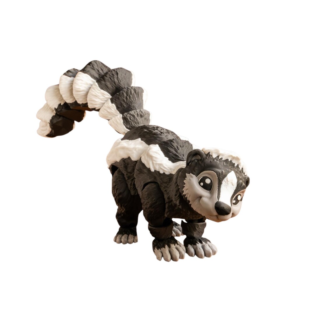 Adorable Skunk 3D Printed Figure | Cute Skunk Decor | Unique Animal ...