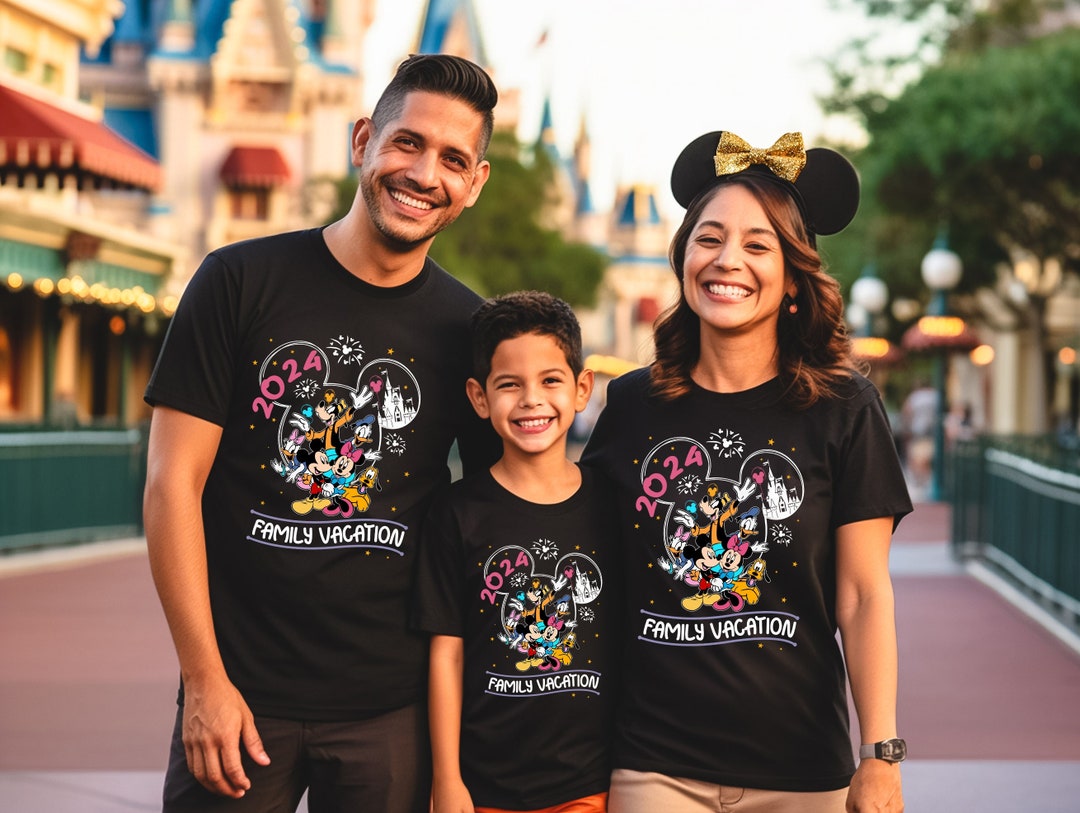 Disneyland Family Vacation Shirts, Disney Trip T-shirt, Family Matching Tshirts for Disneyworld ...