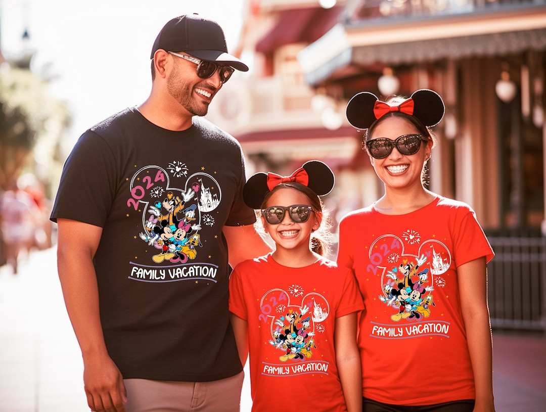 Disneyland Family Vacation Shirts, Disney Trip T-shirt, Family Matching Tshirts for Disneyworld ...