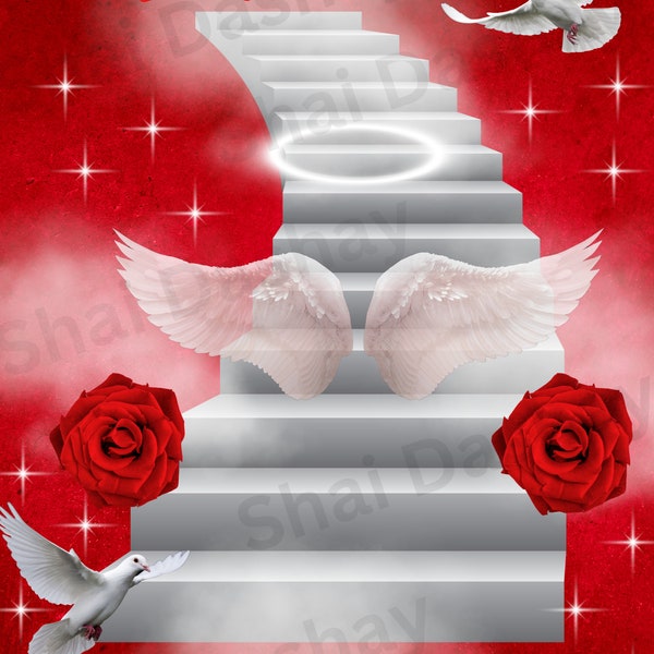 Red Memorial Background - Etsy