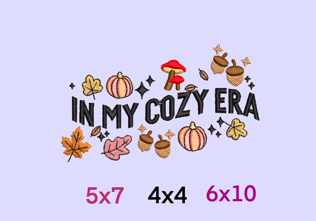 Cozy Era Autumn - Embroidery Design - Machine Embroidery- Instant ...
