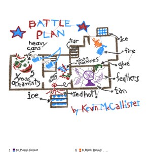 Christmas Kevin Battle Plan - Embroidery Design - Machine Embroidery ...