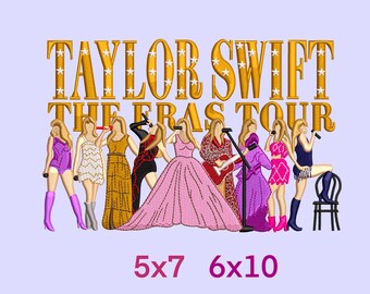 Taylor Album Instant Download Embroidery File - Etsy