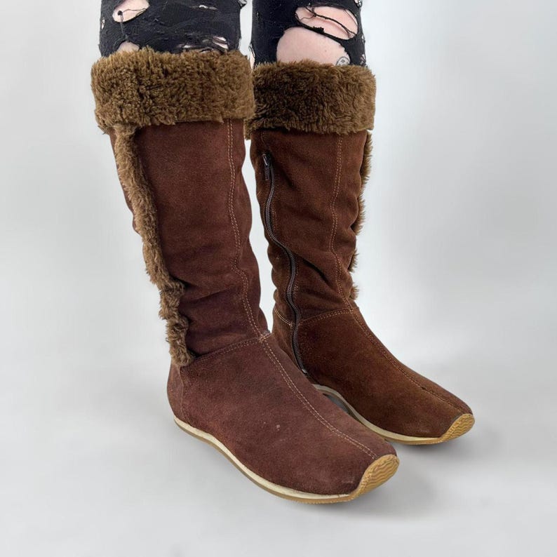 Y2k Leather Boxing Boots - Etsy