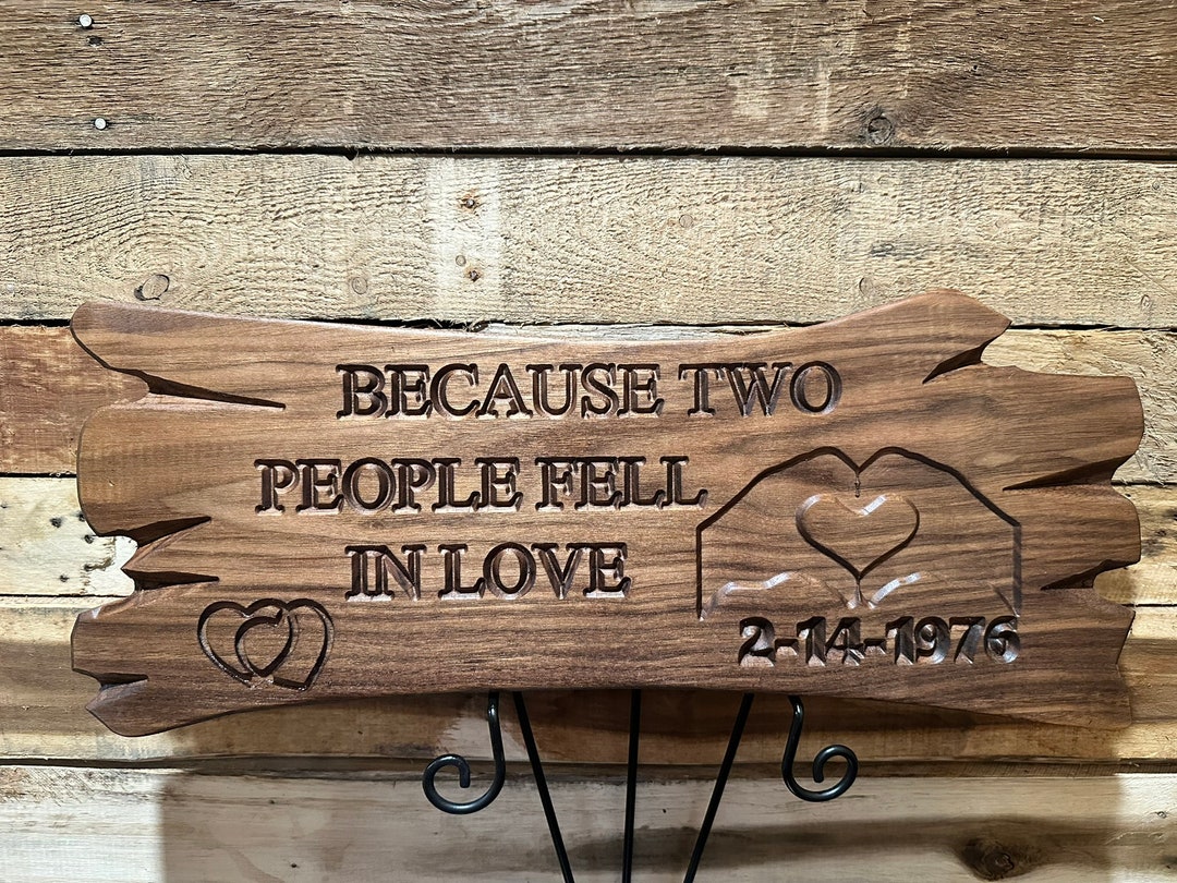 Personalized Wood Log Carved Sign, Welcome to Our Home, Family Name ...