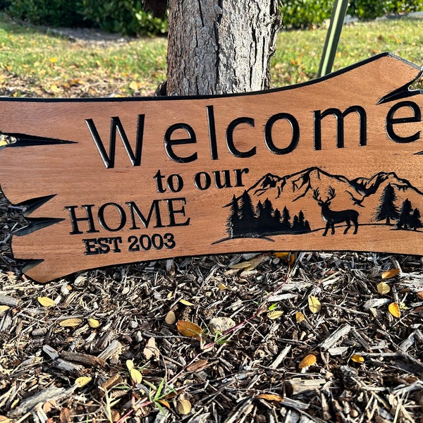 Outdoor Wood Sign - Etsy