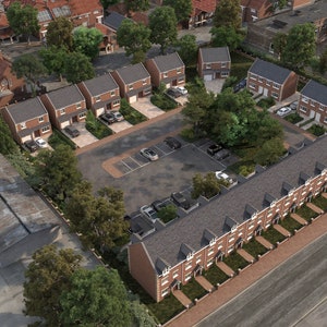 3D External Renders of Housing Development, 3D Site Map, 2d Plan Create ...