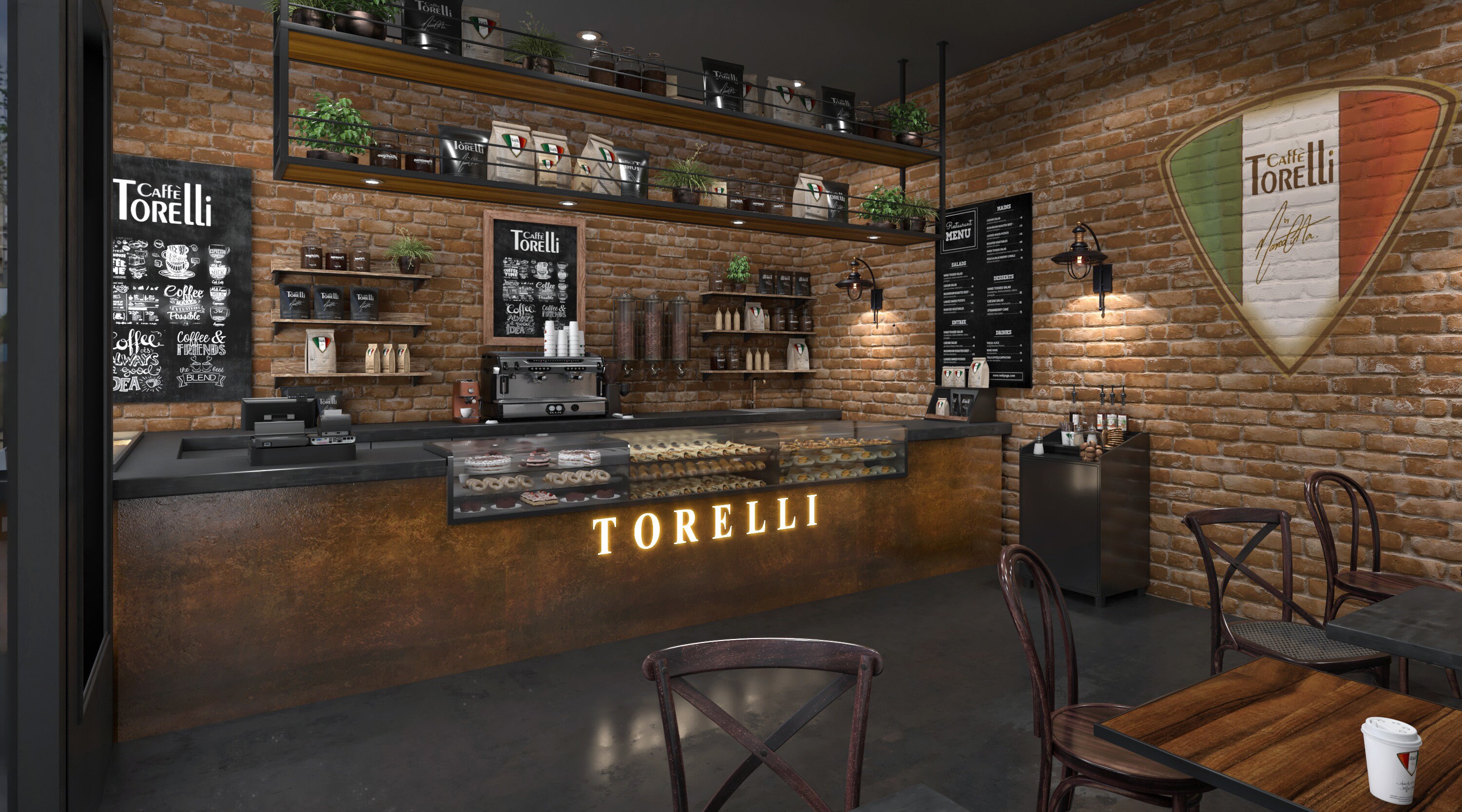 3D External Renders Café Renders 3D Site Map 2d Plan Create - Etsy