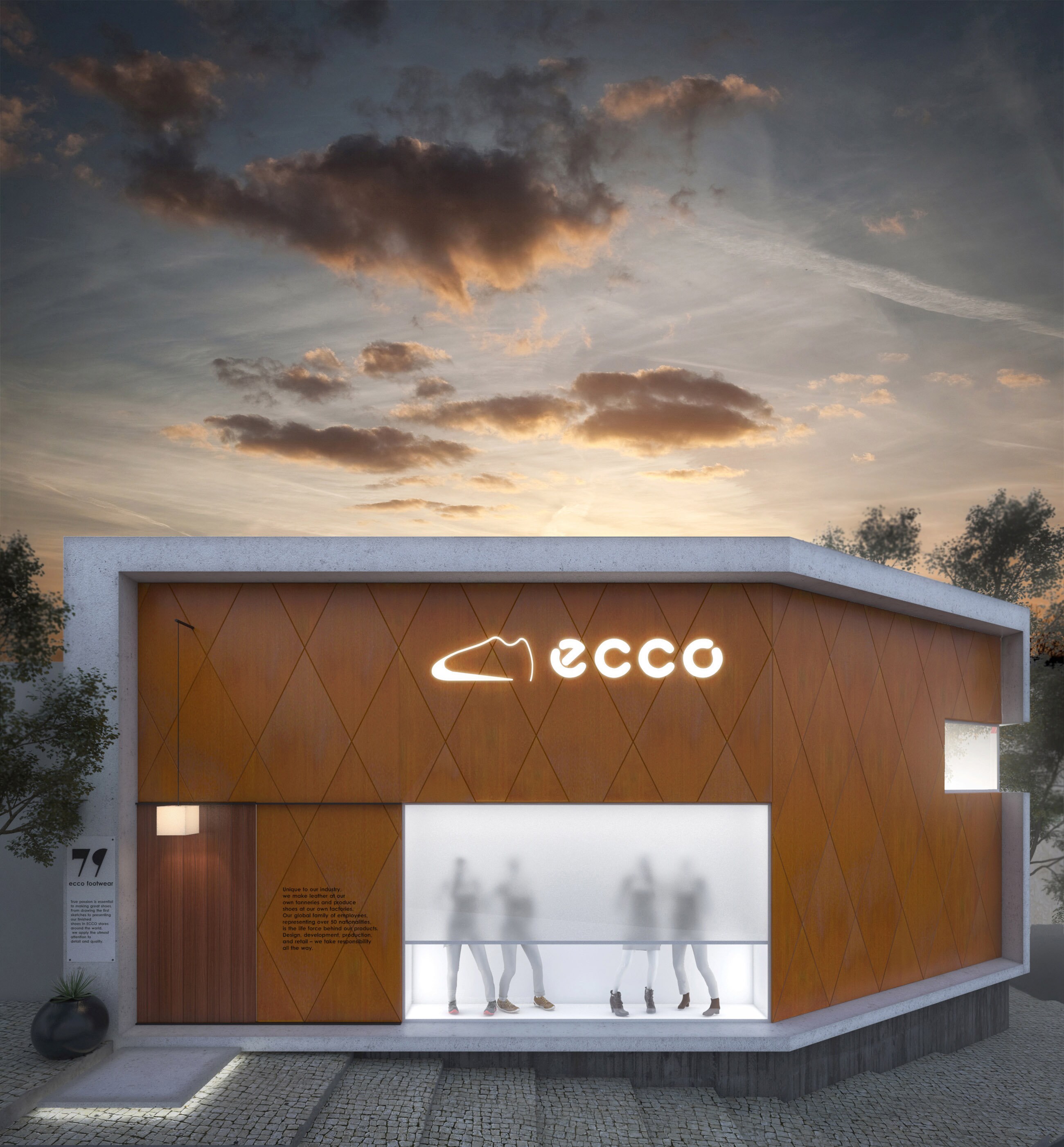 3D Render of External of Building, Professional Layout Design, 3D Site ...