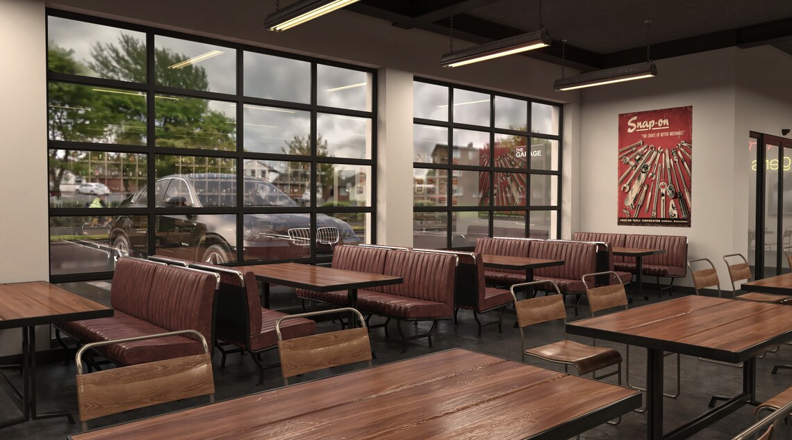 3D External and Internal Renders for Restaurant and Bar, 3D Site Map ...
