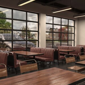 3D External and Internal Renders for Restaurant and Bar, 3D Site Map ...