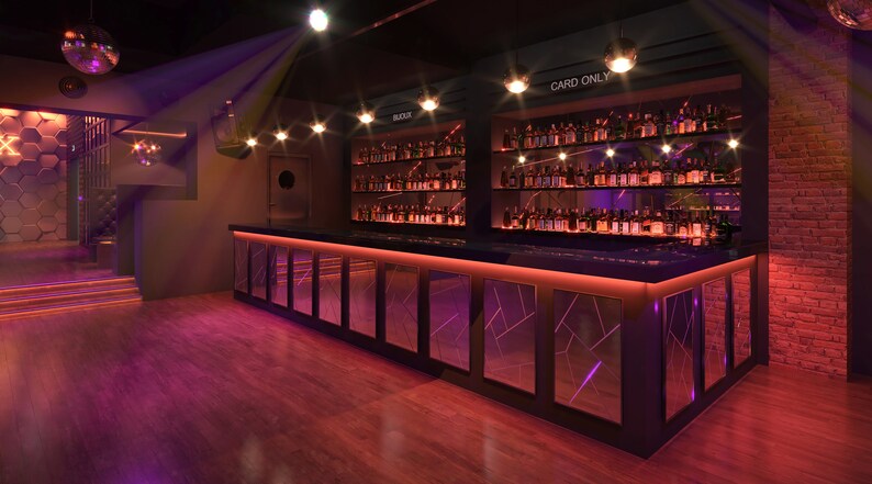 3D External Renders of Internal Bar Renders, 3D Site Map, 2d Plan ...