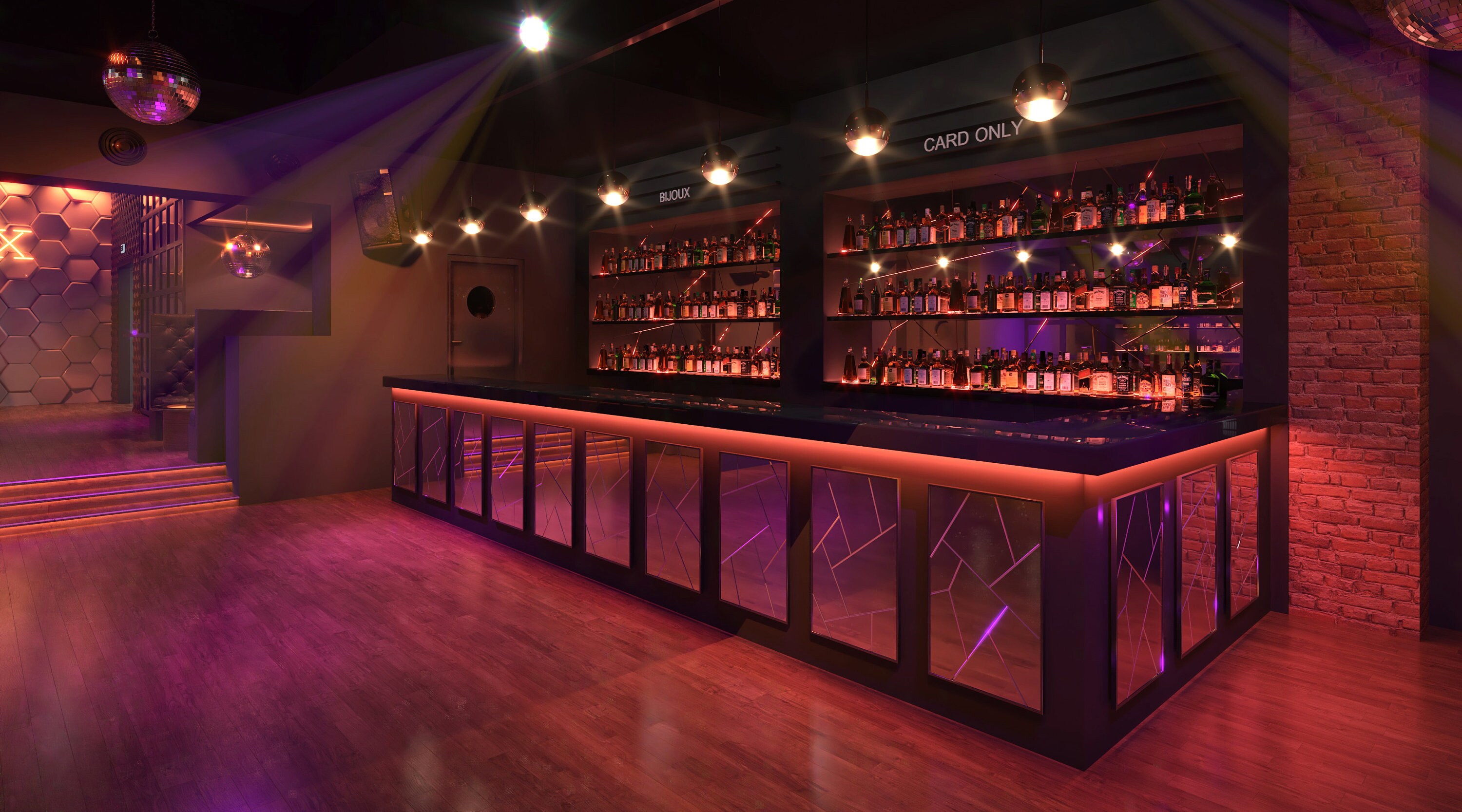 3D External Renders of Internal Bar Renders, 3D Site Map, 2d Plan ...