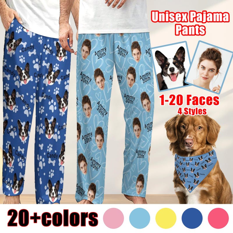 Custom Print Pajamas - Etsy Australia