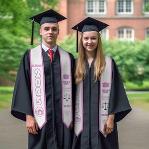 Custom Jurisprudence Graduation Stole,personalized Class of 2025 Grad ...