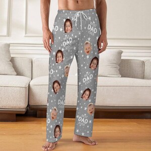 Custom Father's Day Pajama Pants,custom Best Dad Ever Pyjama Pants ...
