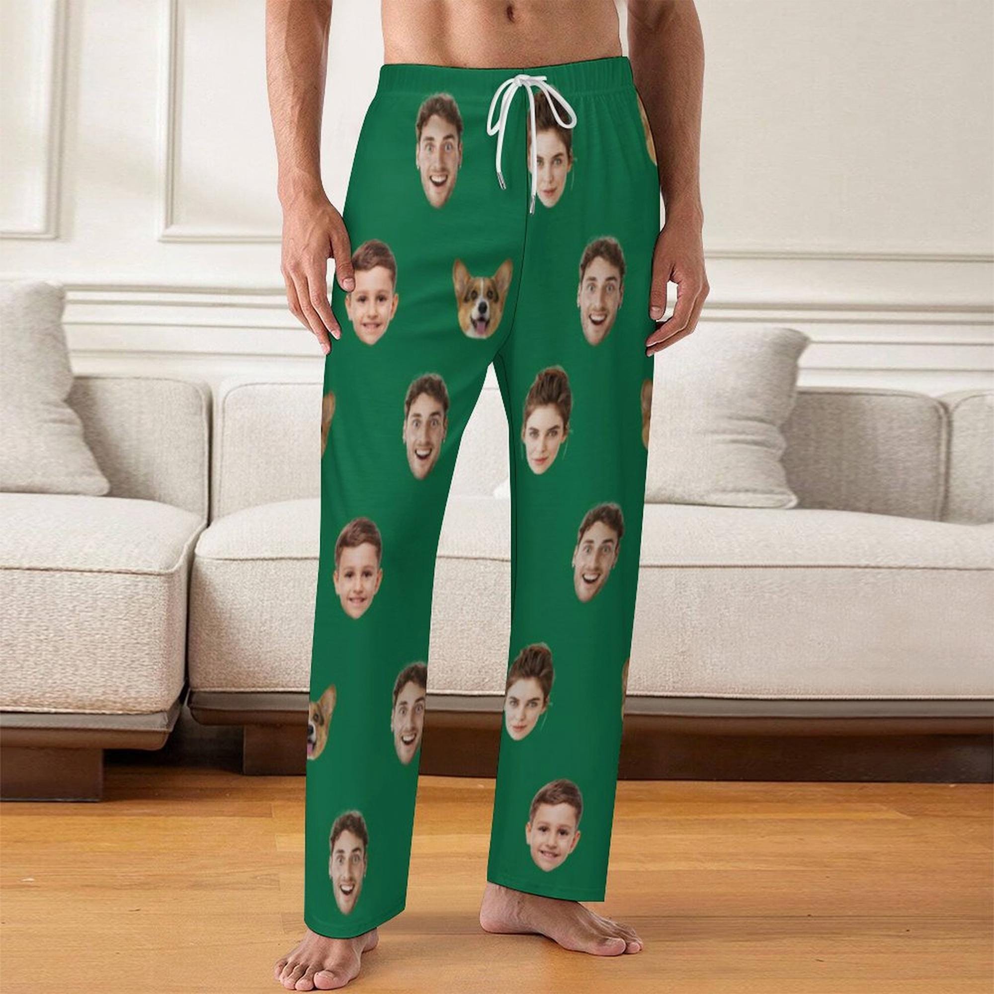Custom Face Flannel Pajama Pants: Personalized Christmas Pjs - Etsy
