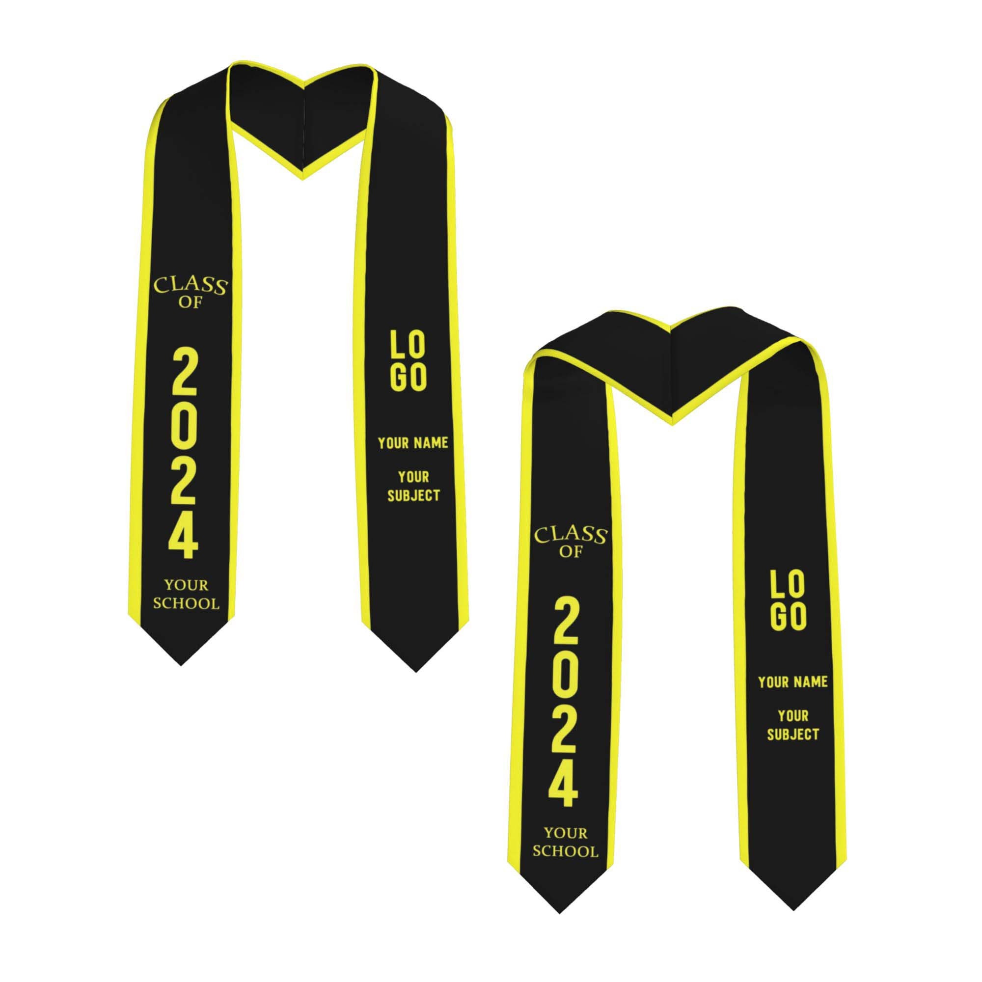 Custom Graduation Stoles,custom Graduation Sash,custom Name 2024 Photo ...