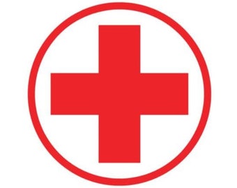 Red Cross Sticker Medical First Aid PICK SIZE COLOR Vinyl Decal Car ...