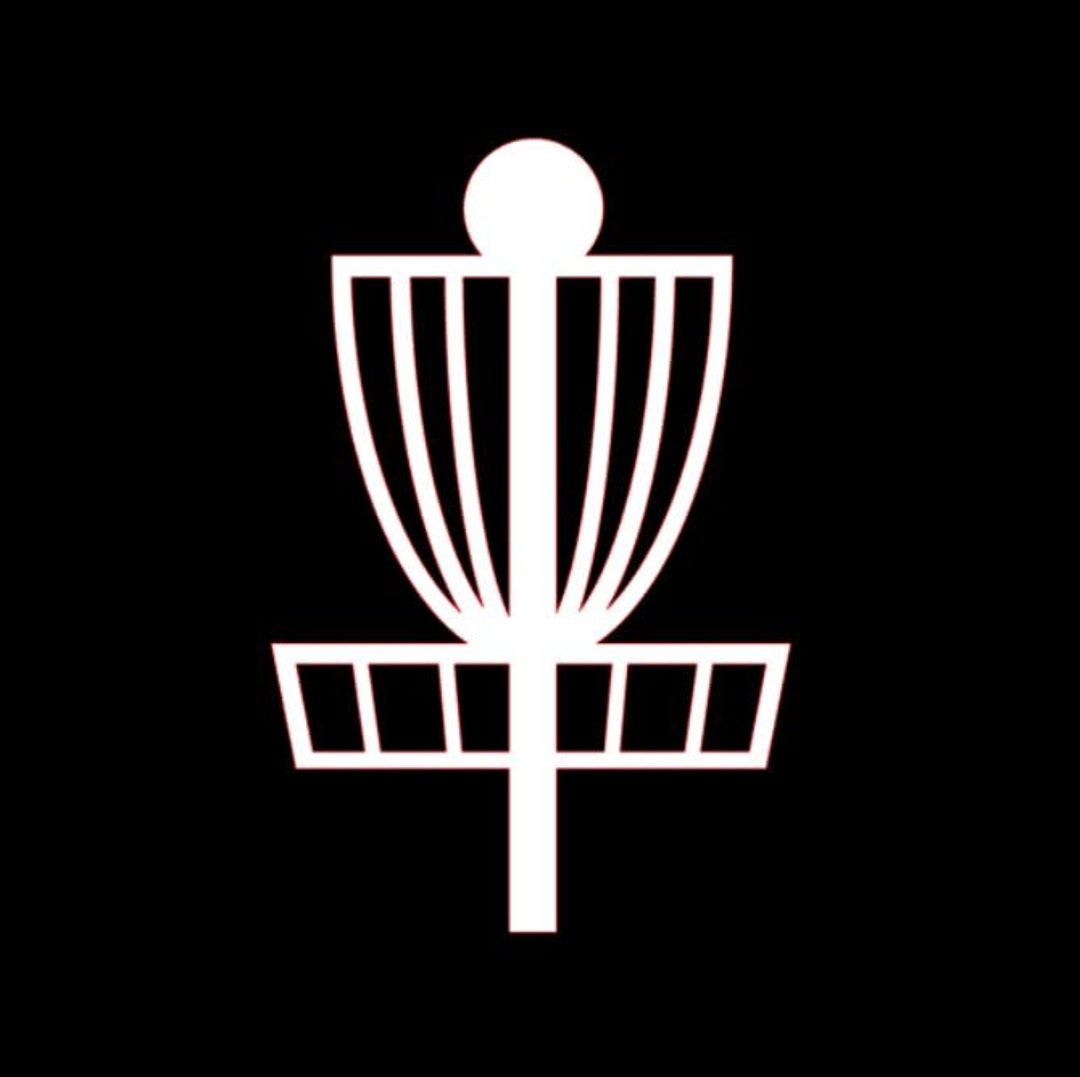 Disc Golf Decal Frisbee PICK SIZE COLOR Vinyl Sticker Net Chain Basket ...