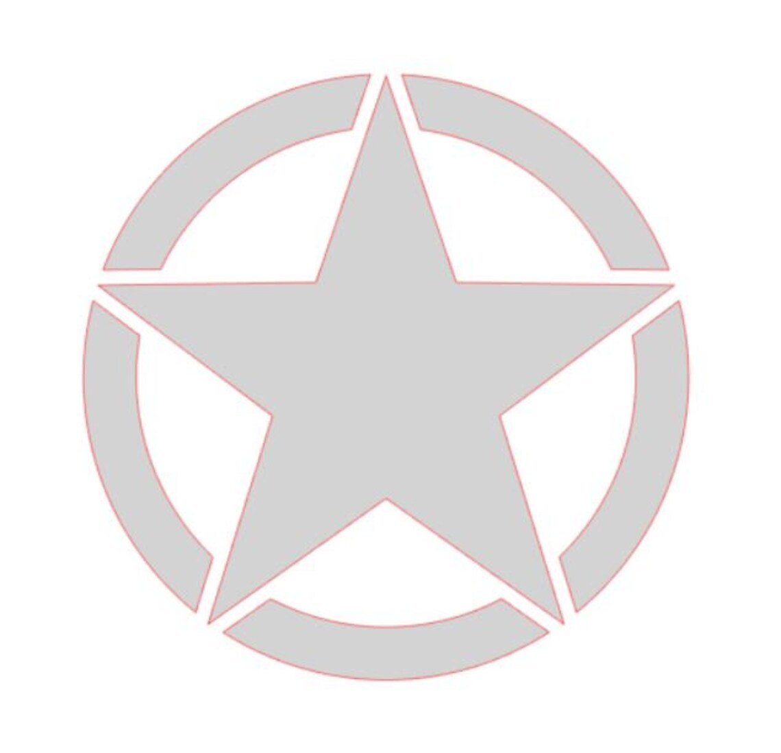 Army Star Decal Military PICK SIZE COLOR Vinyl Decal Car Truck Window ...