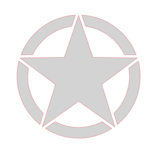 Army Star Decal Military PICK SIZE COLOR Vinyl Decal Car Truck Window ...