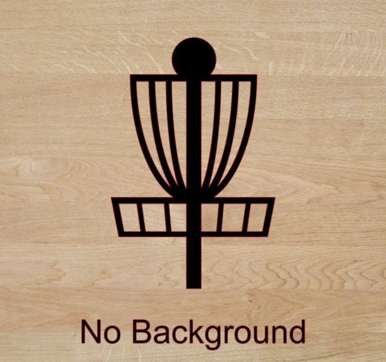 Disc Golf Decal Frisbee PICK SIZE COLOR Vinyl Sticker Net Chain Basket ...