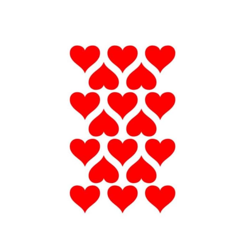 Heart Stickers - Etsy