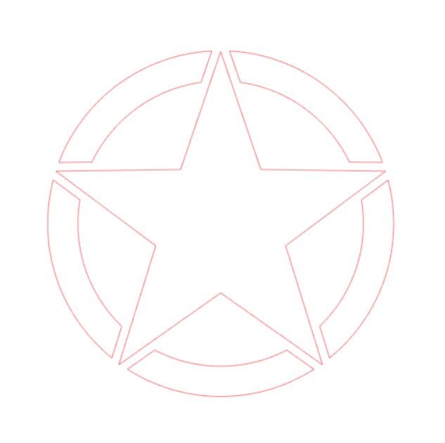 Army Star Decal Military PICK SIZE COLOR Vinyl Decal Car Truck Window ...