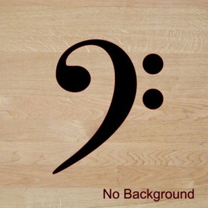 Bass Clef Sticker Music PICK SIZE COLOR Vinyl Decal Bumper Sticker - Etsy