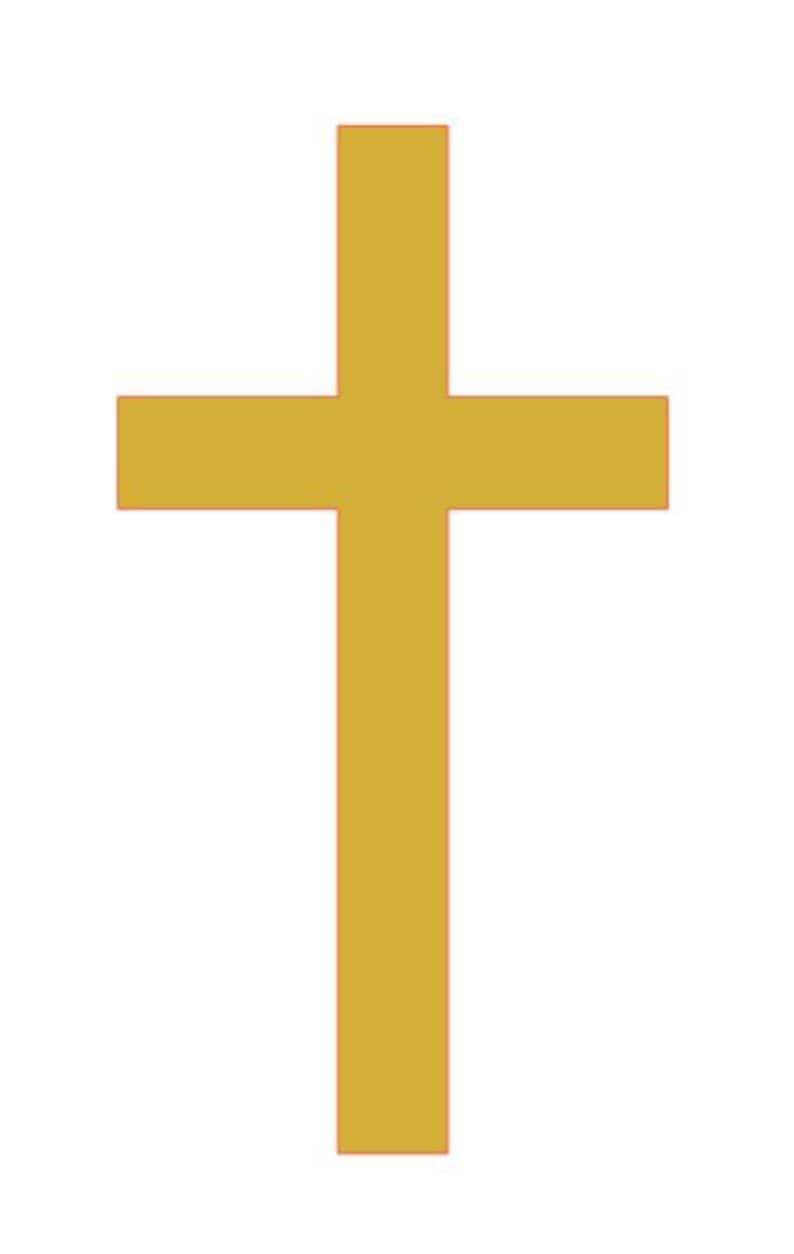 Cross Sticker Religious PICK SIZE COLOR Vinyl Decal Car Bumper Wall ...