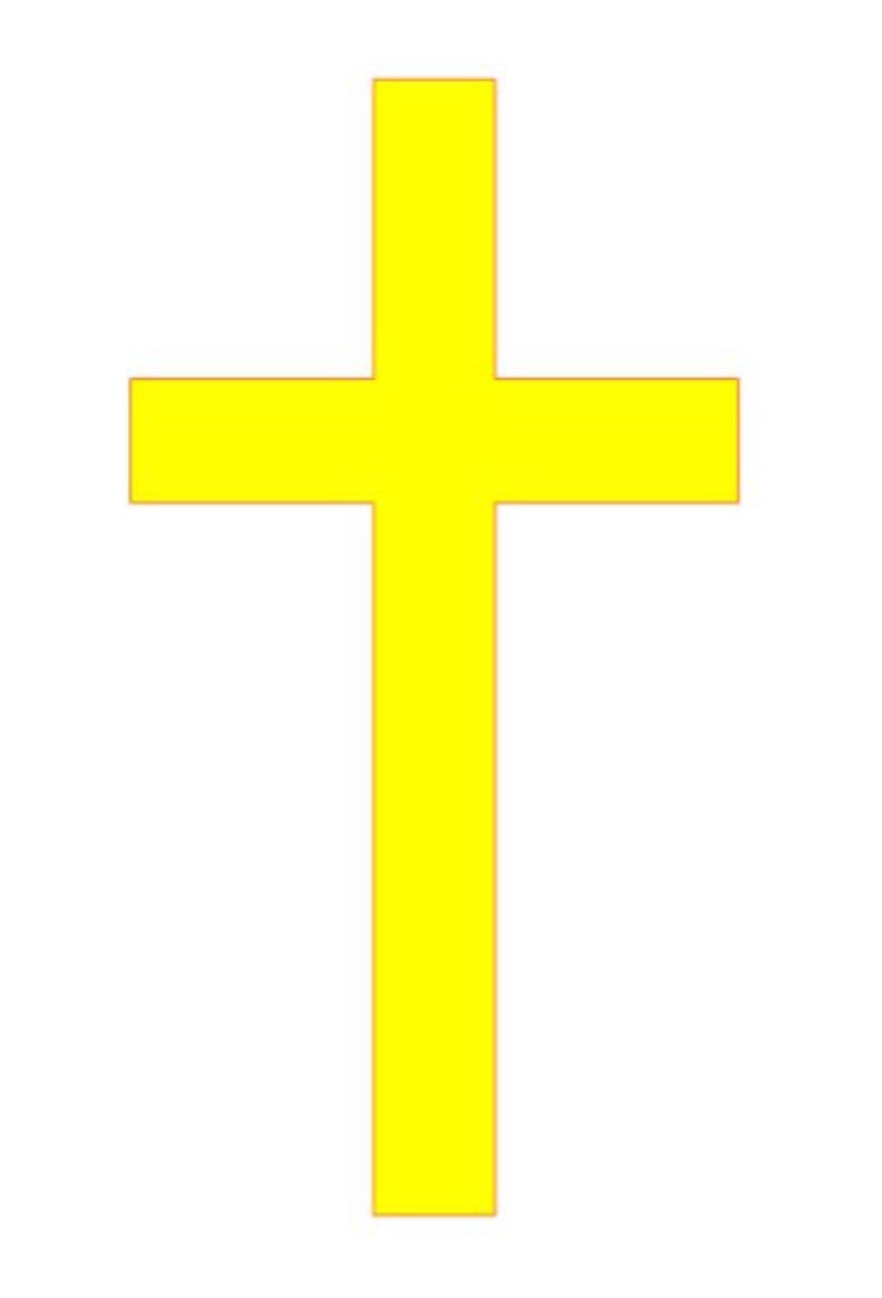 Cross Sticker Religious PICK SIZE COLOR Vinyl Decal Car Bumper Wall ...